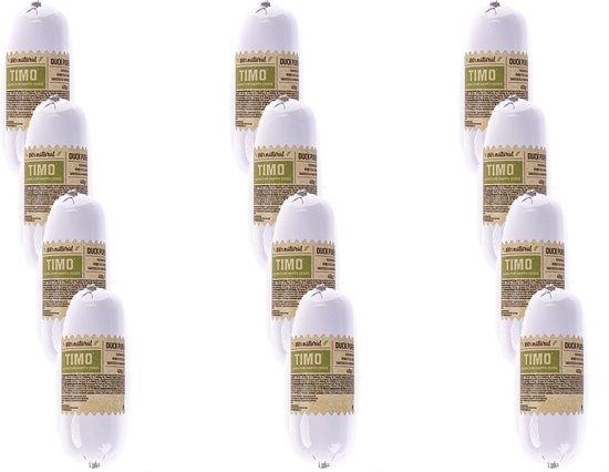 Timo Vleesworst Eend - Hondensnacks - 12 x 400 g | bol