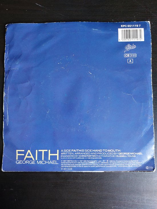George Michael - Faith (vinyl single), George Michael | Muziek | bol