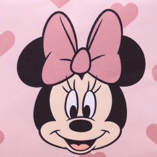 Disney Minnie Mouse - Roze Meisjesrugzak, Hartjes 38x28x11cm | bol.com
