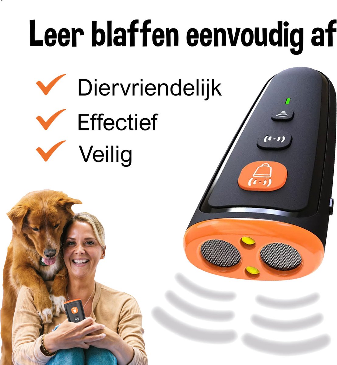 Anti Blaf Apparaat – Krachtige Ultrasoon – 3 Verschillende ...