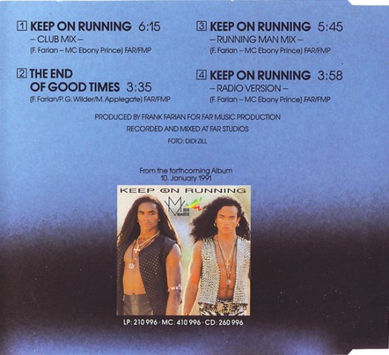 Keep On Running, The Real Milli Vanilli | CD (album) | Muziek | bol.com