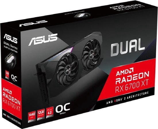 ASUS Dual Radeon RX 6700 XT OC Edition | bol.com