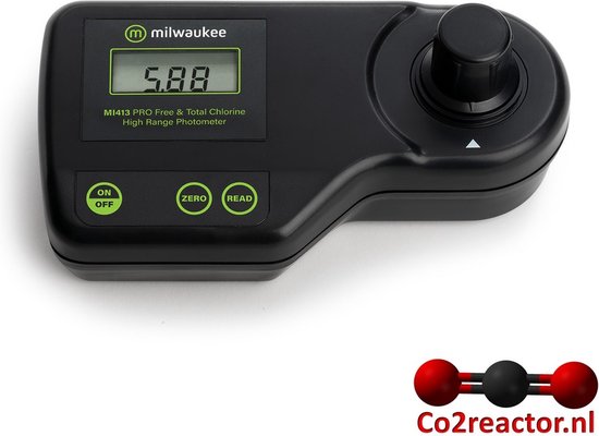 Milwaukee MI413 PRO-fotometer voor vrij en totaal chloor met hoog ...