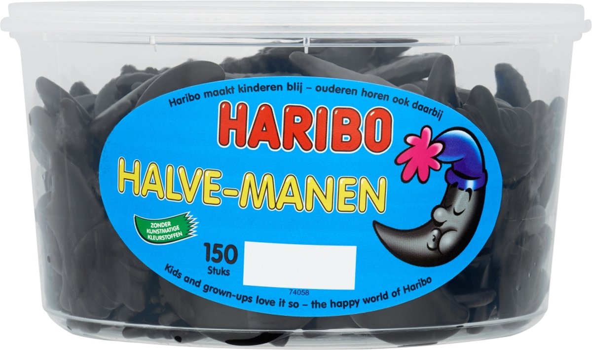 Haribo Drop Manen - 150 stuks | bol.com