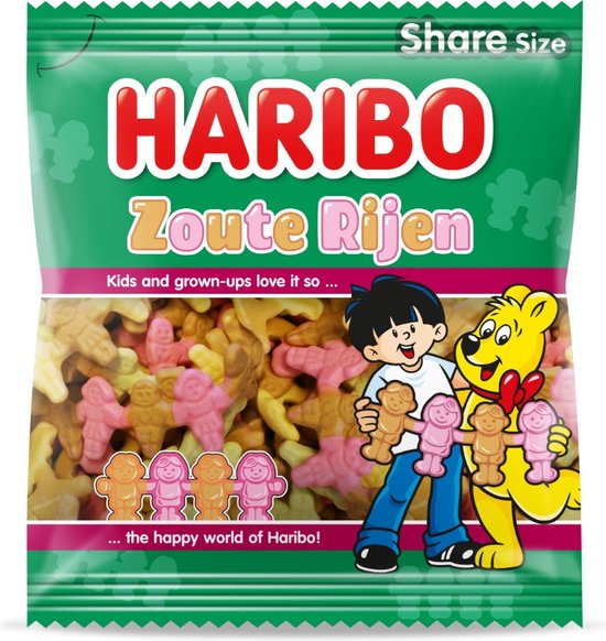 Haribo Zoute Rijen - 14 x 175gr | bol