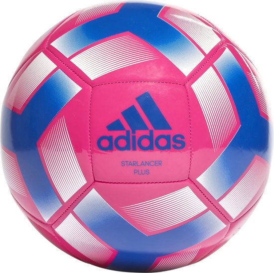 Adidas bal starlancer Plus TRN - maat 5 - roos/blauw | bol.com