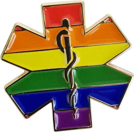 Lapel pin Star of Life 'PRIDE' | bol