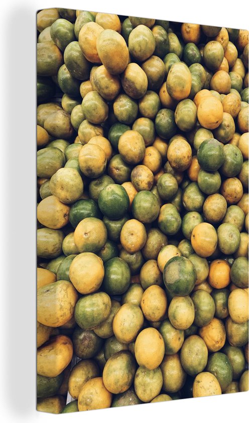 Canvas Schilderij Fruit - Zomer - Vrucht - 20x30 cm - Wanddecoratie | bol