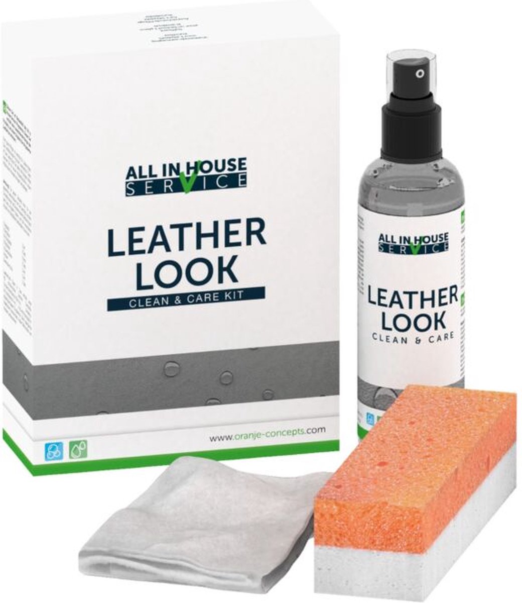 Leather Care & Protect Kit - All in House - Leather Look | bol