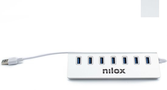 USB Hub Nilox NX7HUB30 White | bol