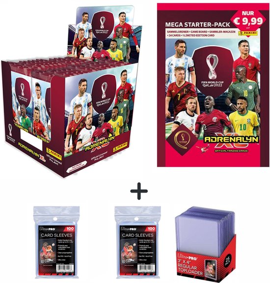 Panini FIFA World Cup 2022 Adrenalyn XL Trading Card Display x50 Packs ...