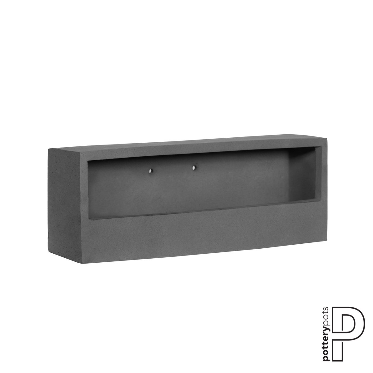 Pottery Pots / Wally / Balcony Low / XS / Grey | bol