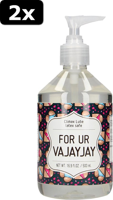2x Climax Lube - FOR UR VAJAYJAY - 500 ml | bol.com
