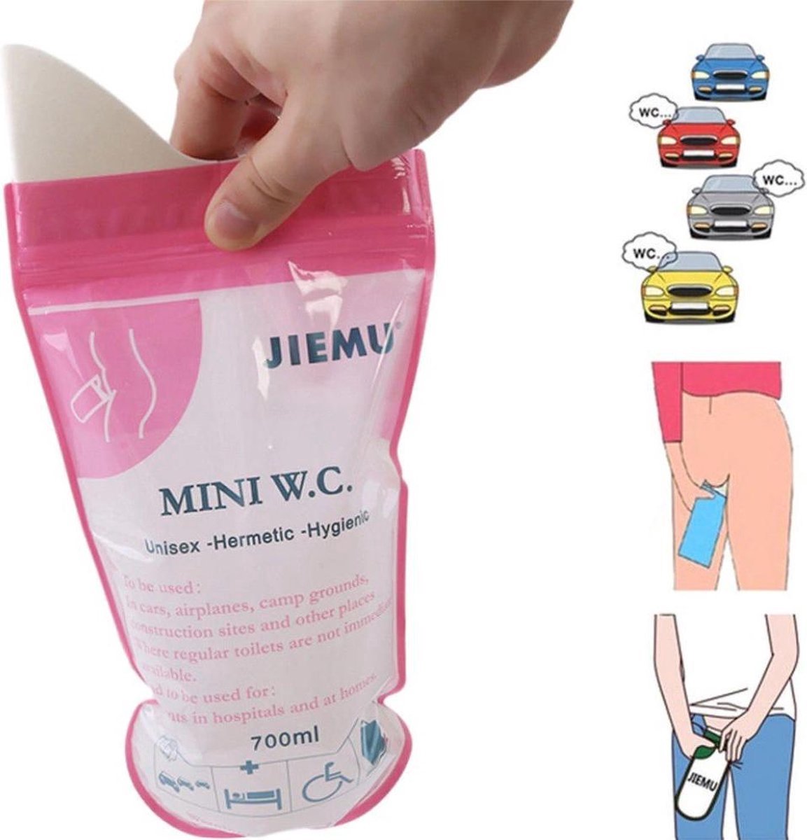 Plaszak - Unisex - Urine zak - set 12 stuks - Voordeel verpakking ...