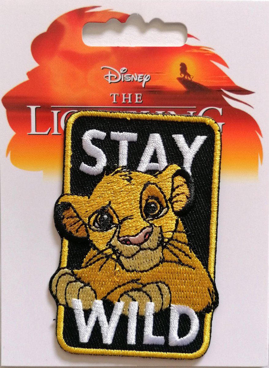 Disney - The Lion King Simba Stay Wild - Patch | bol.com