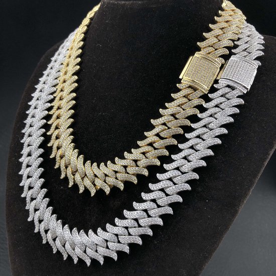15mm Spiked Diamond Cuban Chain | bol.com