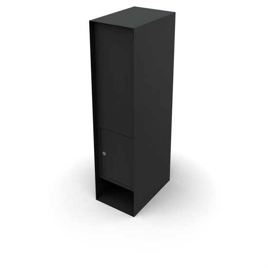 Geroba Pakun Pakjesbrievenbus - RAL 7021 - 300 x 450 x 1200 mm | bol