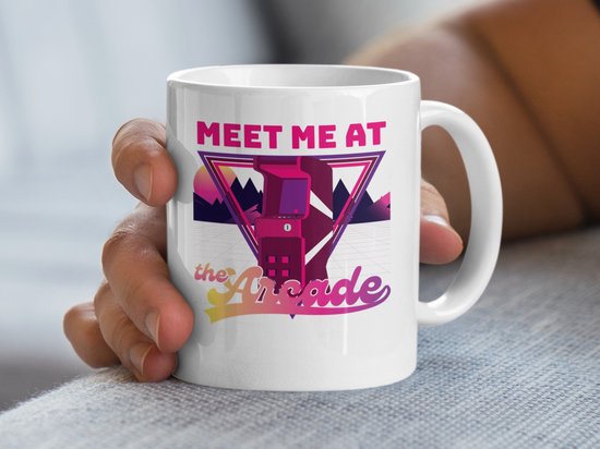 Retro Arcade Mug, 80s Gaming, Vintage Gamer Gift, Nostalgic Drinkware ...