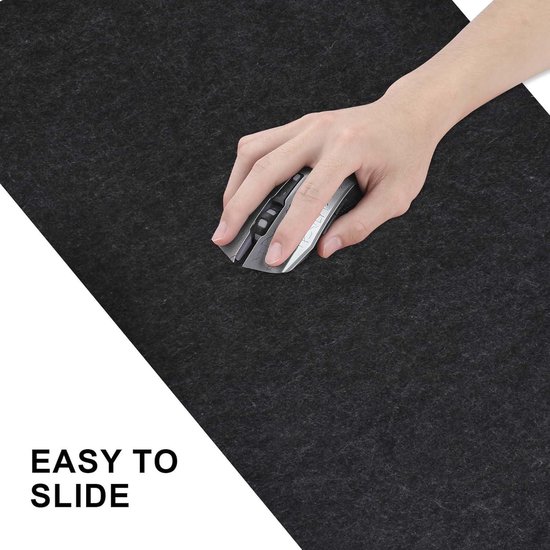 Allecto Plus - Bureauonderlegger en vilten muismat groot formaat 80 x ...