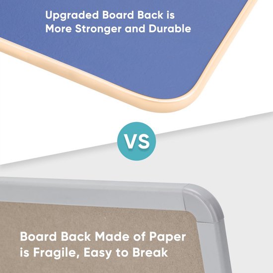 Klein Droog Wisbaar Wit Bord 20 x 27 cm - Magnetisch Whiteboard voor ...