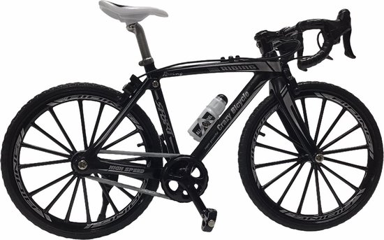 Wielrenfiets-Miniatuur- Racefiets - Schaal 1:8 - Zwart | Decoratie ...