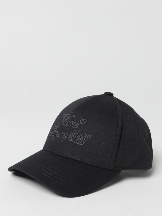 Karl Lagerfeld Embroidered Baseball Cap - Black Hats | bol