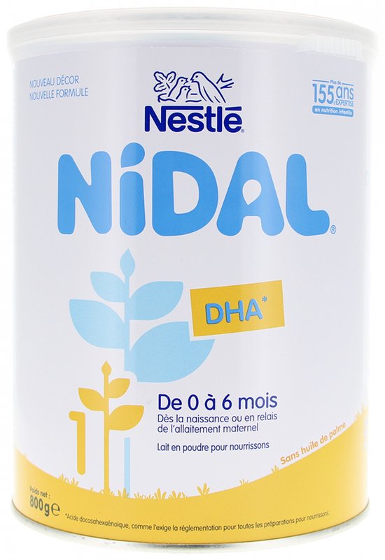 Nestlé Nidal 1 Vanaf de Geboorte tot 6 Maanden 800 g | bol