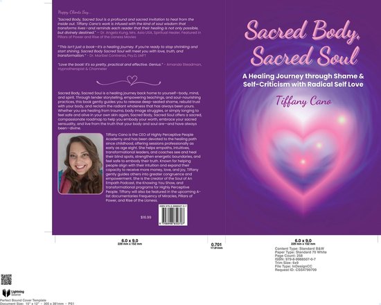 Sacred Body, Sacred Soul (ebook), Tiffany Cano | 9798998850714 | Livres ...