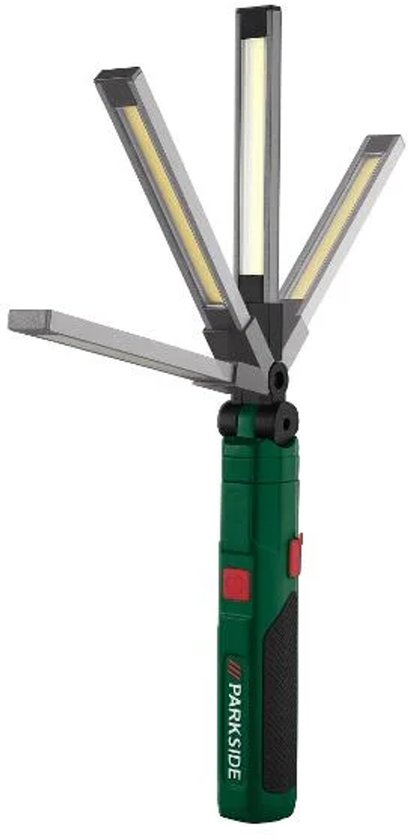 PARKSIDE® 3-in-1 accu-lamp - Werklamp - Looplamp - Lichtstroom: 300 lm ...