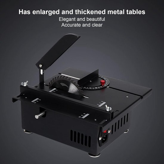 Allecto Plus - Mini-tafelzaag 1200W 10000 RPM voor Precisie ...