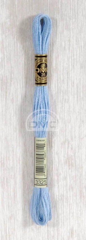 DMC MOULINÉ SPLIJTZIJDE 6X8M - 3325 BLAUW 6 STRENGEN. | bol.com