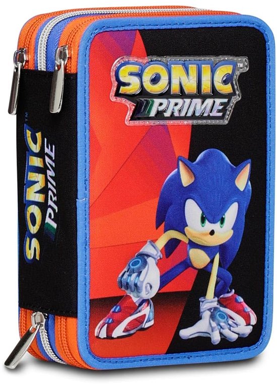 Seven Sonic etui, veelkleurig, etui voor schrijfwaren, compleet met potloden,... | bol