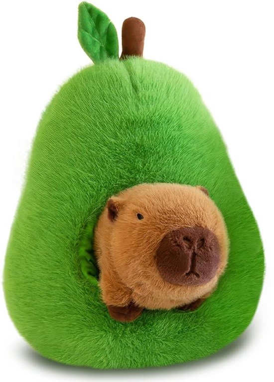 Topknuffels® - Capibara in Peer Pluche Knuffel 35 cm - Grote Capibara ...