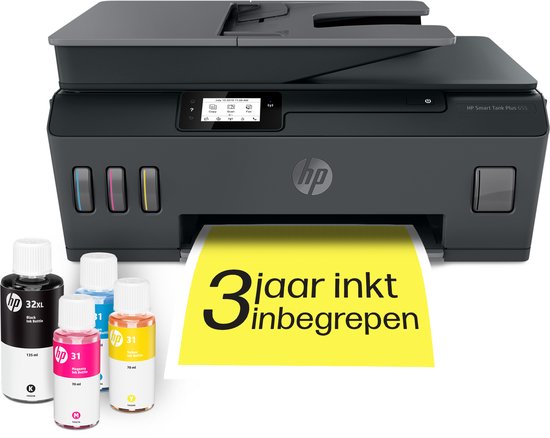 HP Smart Tank Plus 655 Printer - All-in-One - WiFi - ADF - 3 jaar inkt ...