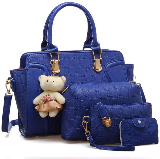 Pahajim Handtas Dames Medium Elegante Tassenset voor Dames 4 Stuks ...
