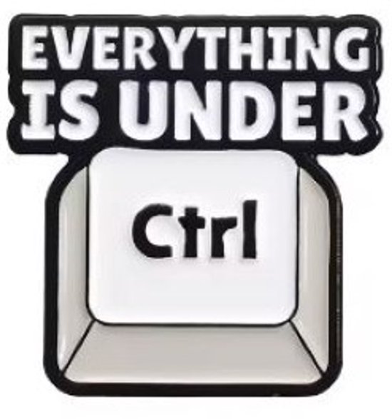 Pin Broche - enamel pin - kledingspeld - Ctrl | bol