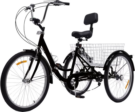 Driewieler Vortex 24 Inch - Fiets voor volwassenen en senioren - 7 ...