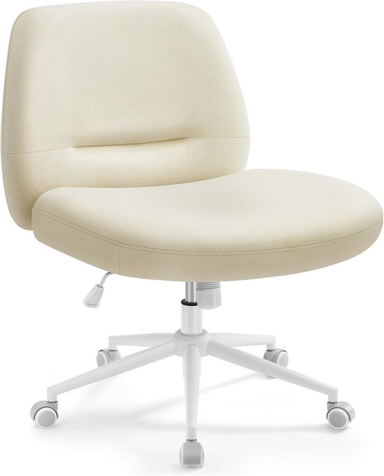 SONGMICS HOME Bureaustoel OBG047W01 – Draaistoel met breed, op maat ...