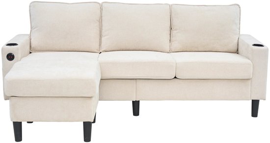 L-vormige Bank – Hoekbank – Zitzakbank – Modulair Sofa – Compact ...