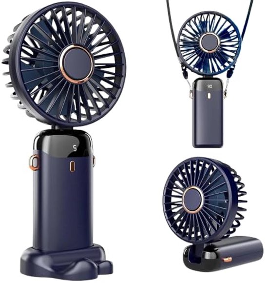 SNQ 3 in 1 handventilator - Mini ventilator - 5 snelheden handheld ...