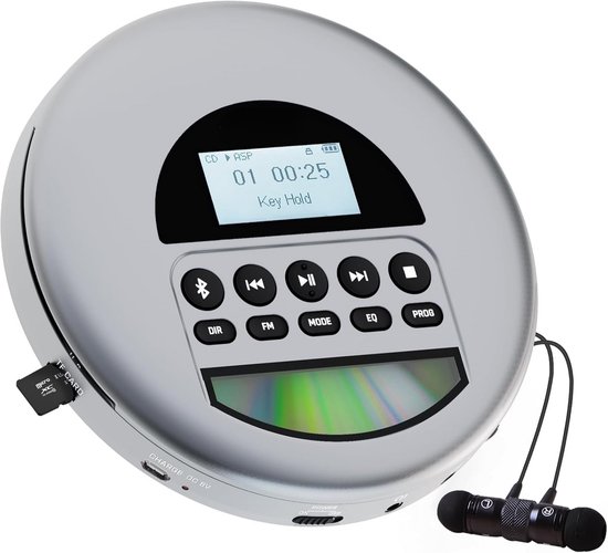 MKSS® Discman CD Speler - Walkman - Bluetooth | bol