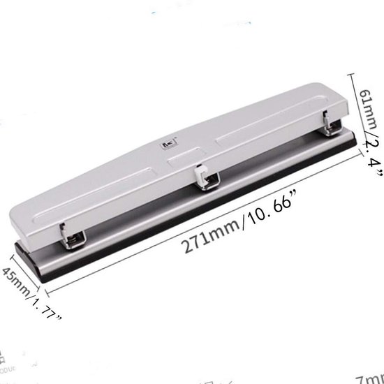 Verminderde inspanning drie-gatenpons met 12 vel capaciteit in ...