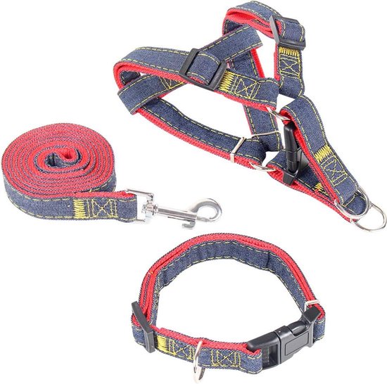 Verstelbare Hondenriem Set - Geschikt voor Honden van Alle Maten ...
