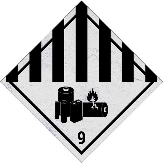 ADR klasse 9 diverse gevaarlijke stoffen met symbool bord - Sign Again ...