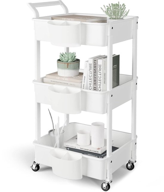 Multifunctionele Trolley - Ruimtebesparend - 1 stuk - Robuust | bol
