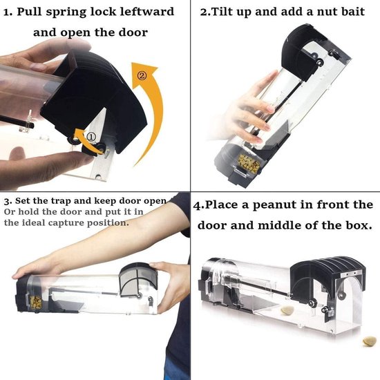 Vergrote slimme muizenval 32 cm - effectieve en diervriendelijke muizen ...