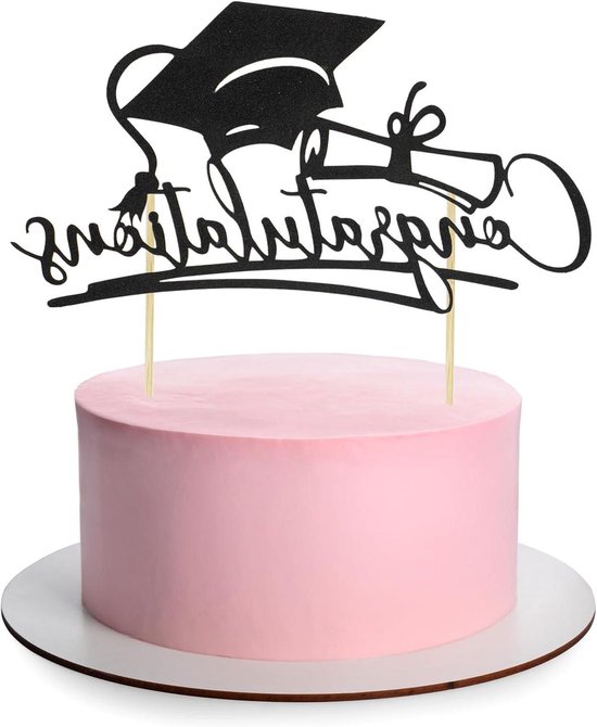 Gefeliciteerd Cake Topper 2025 | Happy Graduation Decoratie voor High ...