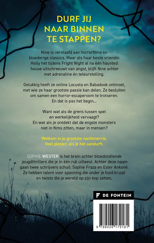 Politie niet betreden - Scare zone, Sophie Wester | 9789026179181 ...