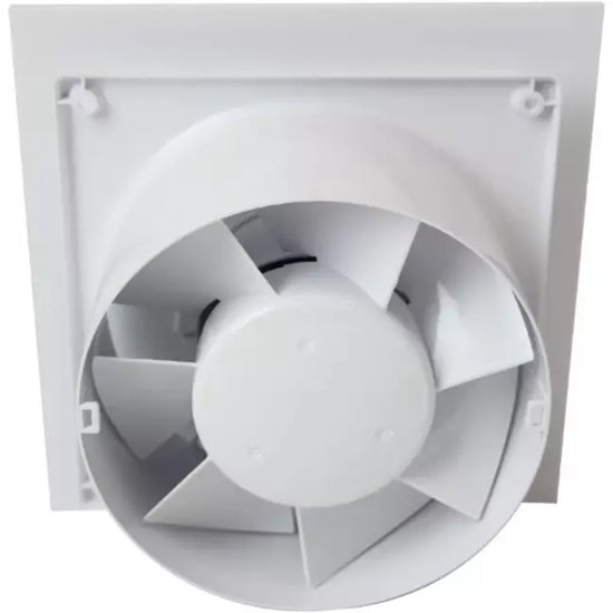 Badkamer ventilator Ø100mm - Met trekkoord en stekker - Muurventilator ...