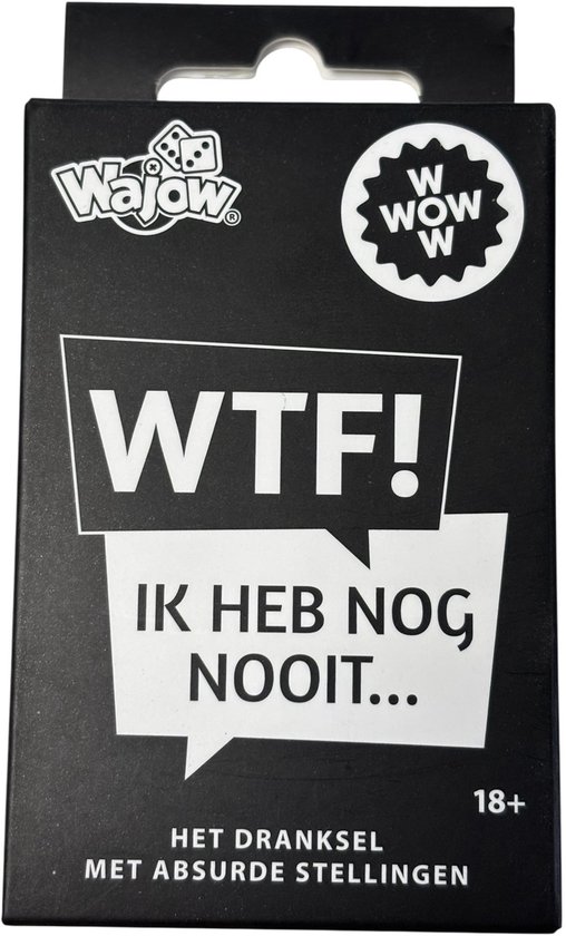 Kaartspel WTF ik heb nog nooit - drankspel | Games | bol